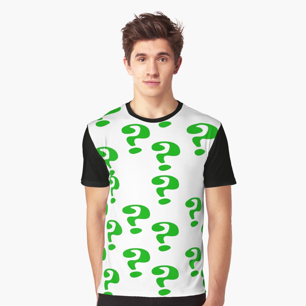 "Riddler Question marks" T-shirt by GeekyWorld | Redbubble