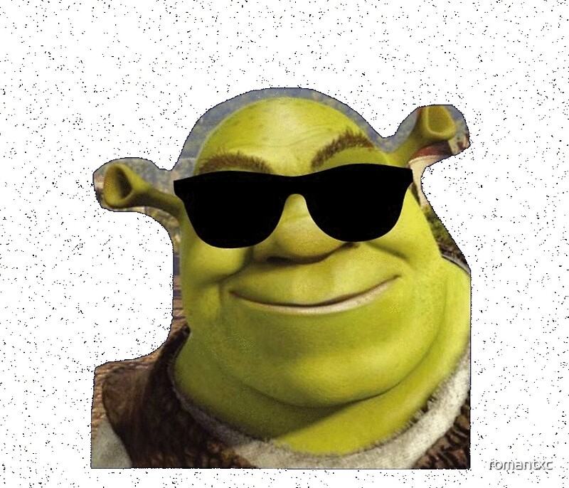 "Shrek with Shades" by romantxc | Redbubble