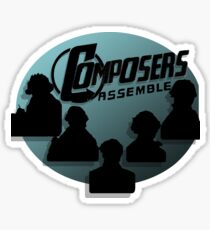 Composers: Stickers | Redbubble