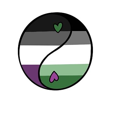 "Aromantic Asexual Aro Ace Pride LGBTQ+ Cute" Pin for Sale by ...