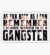 Gangster: Stickers | Redbubble