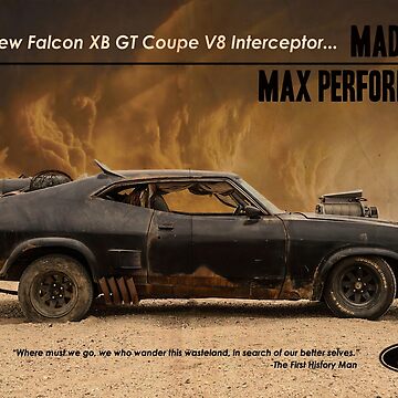 "Mad Max Interceptor" Sticker for Sale by StacyHerbert | Redbubble