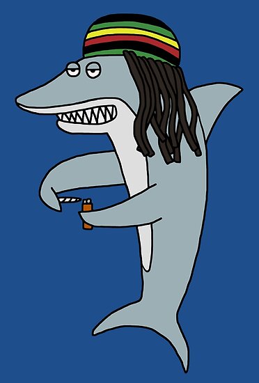 "Reggae Shark" Poster by filiteo | Redbubble