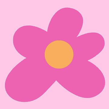 "Pink Y2K Flower (Pink Background)" Poster for Sale by Crylestial ...