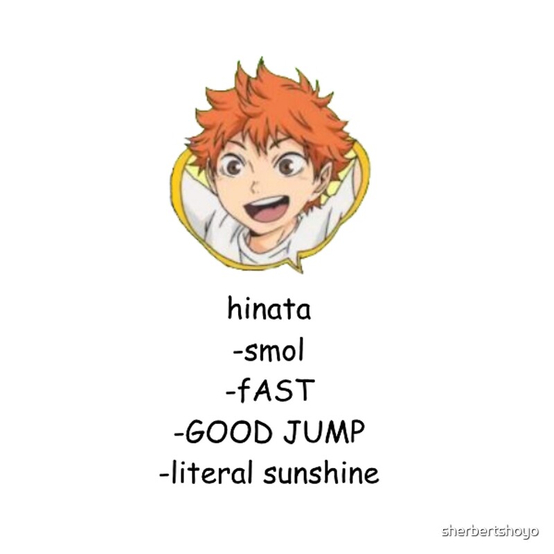 "about hinata - haikyuu!!" by sherbertshoyo | Redbubble