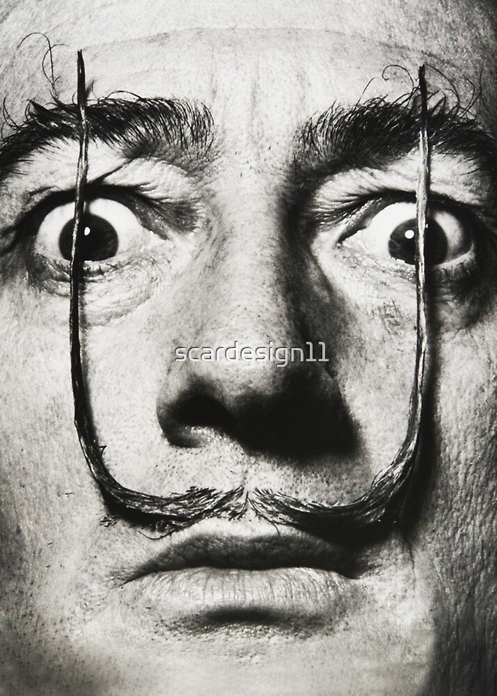 "Dali Mustache" by scardesign11 | Redbubble