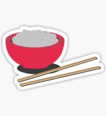 Rice Bowl Stickers | Redbubble