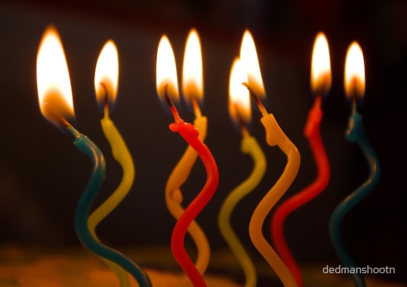 "curly candles" by dedmanshootn | Redbubble