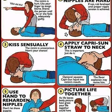 "First Aid Funny Chart EMT funny Sick joke" Poster for Sale by ...