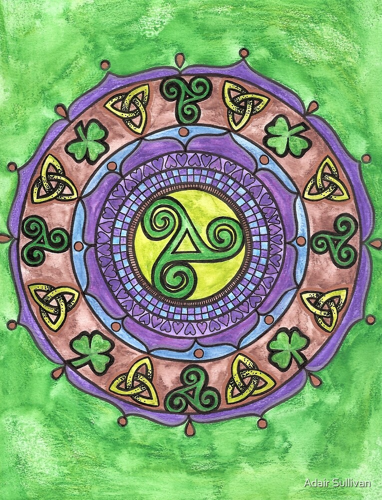 "Irish Mandala" by Adair Sullivan | Redbubble
