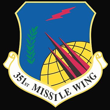 "Air Force 351st Missile Wing" Sticker for Sale by WyCoVintage | Redbubble