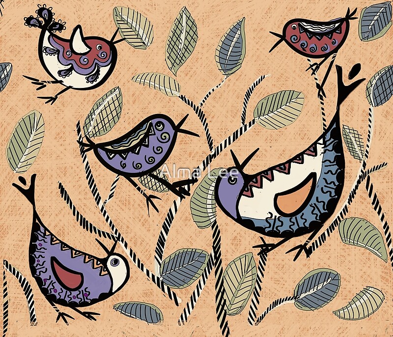 "The Other Branch: Birds by Alma Lee" by Alma Lee | Redbubble