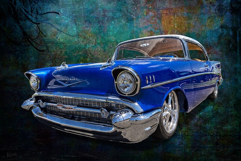 "57 Chevy" by Hawley Designs | Redbubble