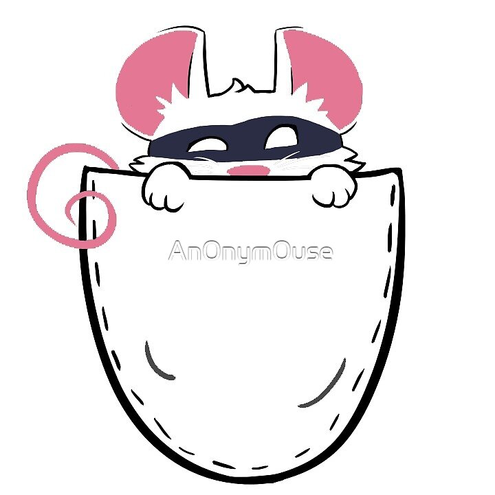 "Ninja Pocket Mouse" by An0nym0use | Redbubble