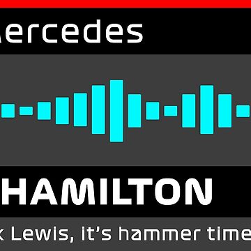 "HAMMER TIME - HAMILTON - TEAM RADIO" Poster for Sale by Andrea ...