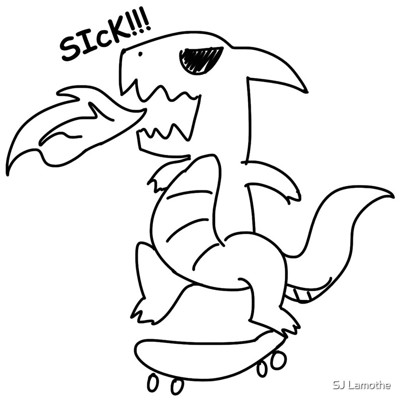"SICK DRAGON BRO" by Shelly Fairbanks | Redbubble