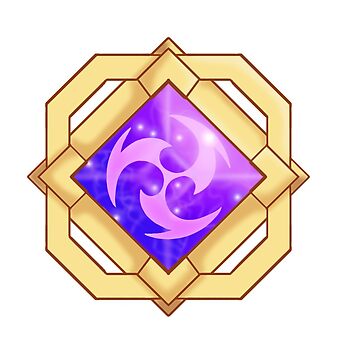 "Liyue Electro Vision " Sticker for Sale by LunarLotusShop | Redbubble