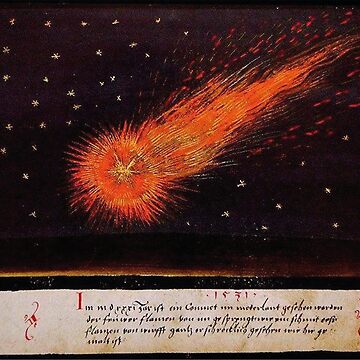 "Medieval comet manuscript" Art Board Print for Sale by ocd-dot | Redbubble