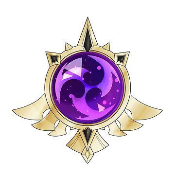 "Mondstadt Electro Vision" Sticker for Sale by chaiimu | Redbubble