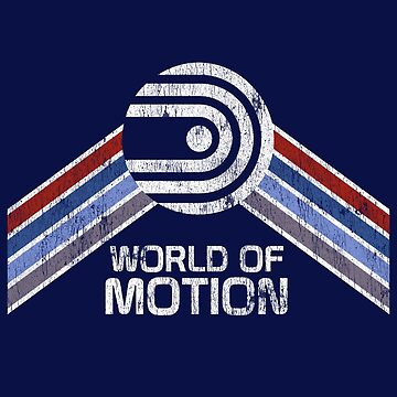 "World of Motion Logo in Vintage Distressed Style" Essential T-Shirt ...