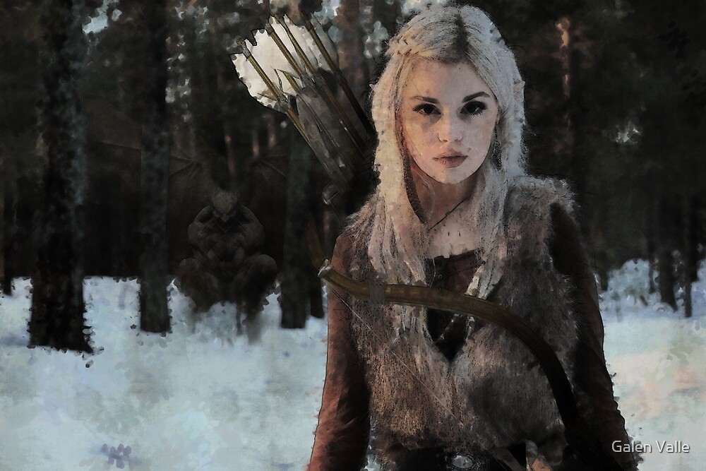 "Alfar - Elf Archer Fantasy Digital Art" by Galen Valle | Redbubble