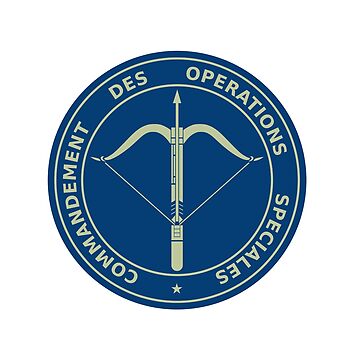 Sticker avec l'œuvre « COMMANDEMENT DES OPERATIONS SPÉCIALES FRENCH COS ...