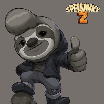 "Roffy D. Sloth - Spelunky 2" Art Print for Sale by remembermekid ...