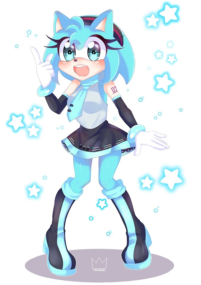 "Miku Amy Rose" by Nacchan96 | Redbubble