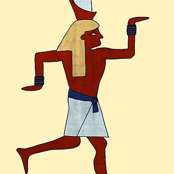 "Egyptian Man Hieroglyph" Poster for Sale by SplottersGuide | Redbubble