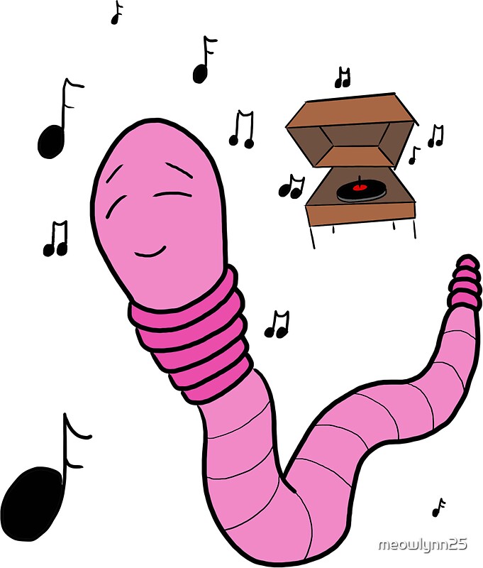 "Wembley the Dancing Worm" Stickers by meowlynn25 | Redbubble