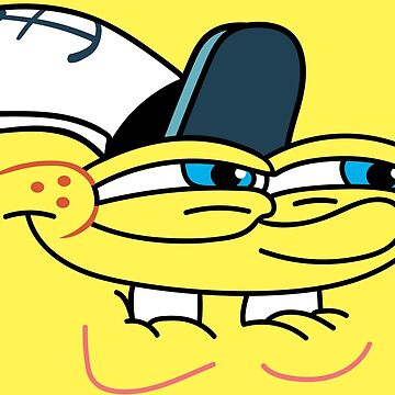 "Spongebob Smirk Face" Poster for Sale by kirkdstevens | Redbubble