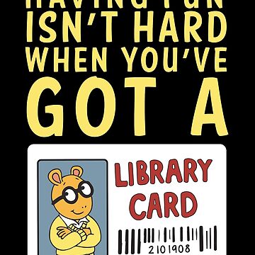 "Arthur Library Card" Essential T-Shirt for Sale by RACHELRAE09 | Redbubble