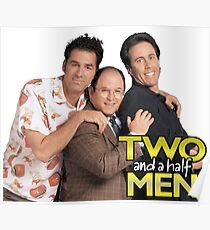 Two and a Half Men: Posters | Redbubble