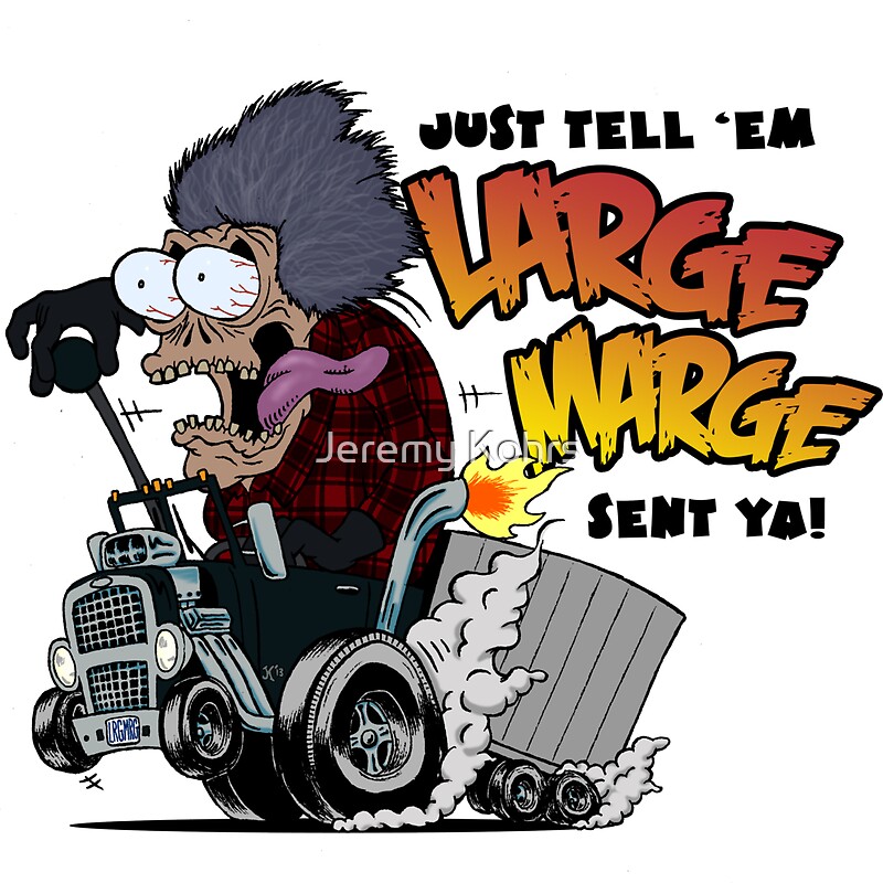 Large Marge: Stickers | Redbubble