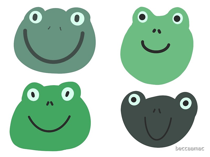 "Froggy Friends!" by beccaamac | Redbubble