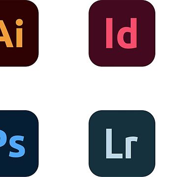 "Sticker pack for Adobe apps" Sticker for Sale by nicedesignsdude ...