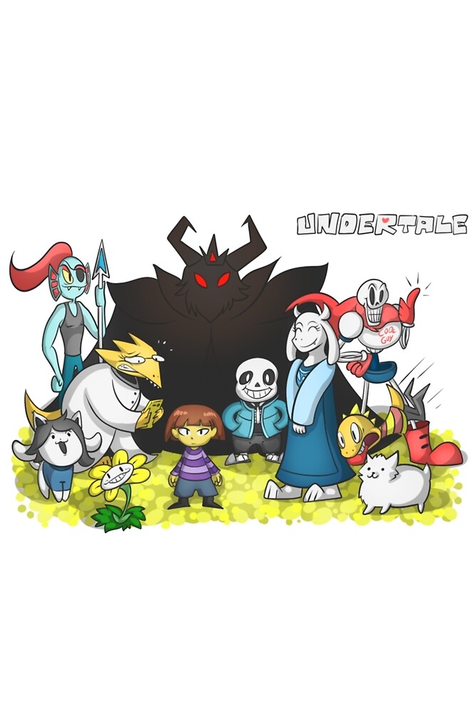 "Undertale - Characters Drawing" by Gabbo | Redbubble