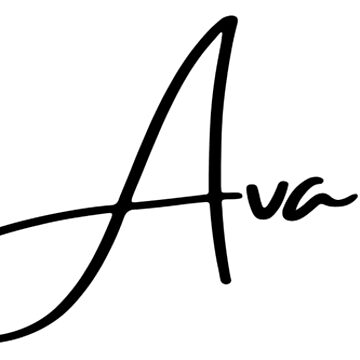 "ava" Sticker for Sale by LeighAnne64 | Redbubble