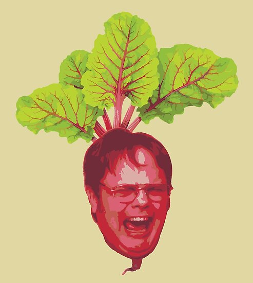 "The Office: Dwight Schrute Beet" Poster by Wellshirt | Redbubble