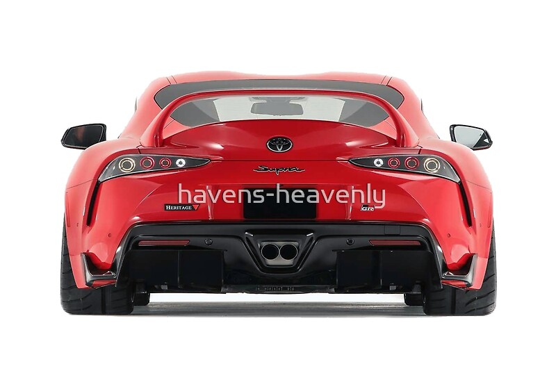 "2020 Red Toyota Supra GR Heritage Edition Rear" by havens-heavenly ...