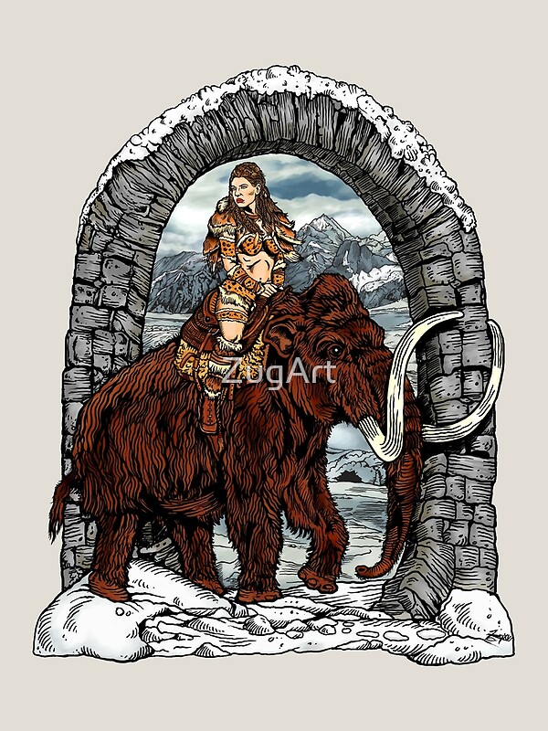 "Rider Mammoth" by ZugArt | Redbubble