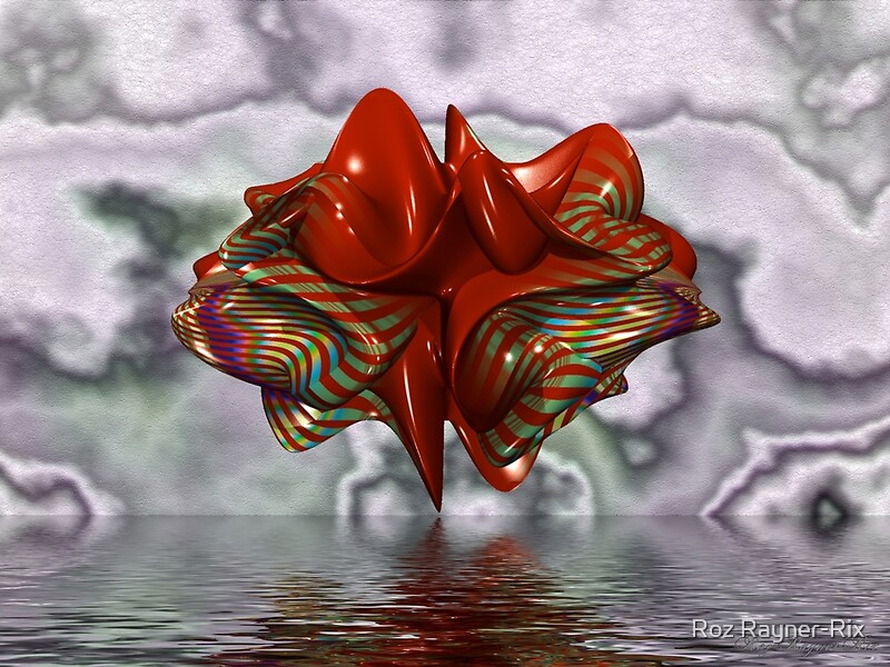 "Red Peril over Water..." by Roz Rayner-Rix | Redbubble