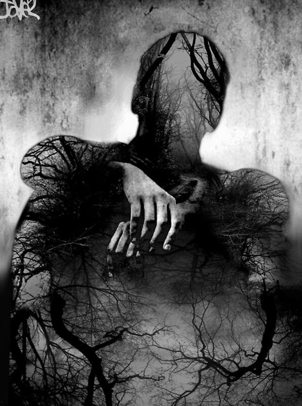 "inside the darkest self" by Loui Jover | Redbubble