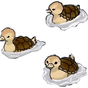 "Turtle Duck Set" Sticker for Sale by Modud Moin | Redbubble