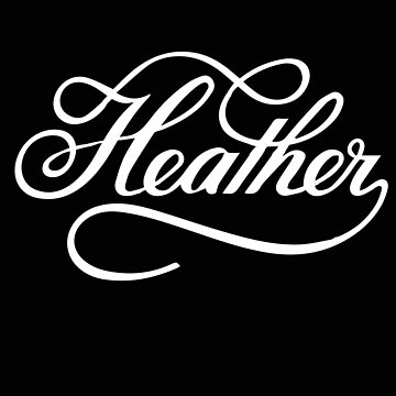"First Name Heather" Sticker for Sale by Azhastor | Redbubble