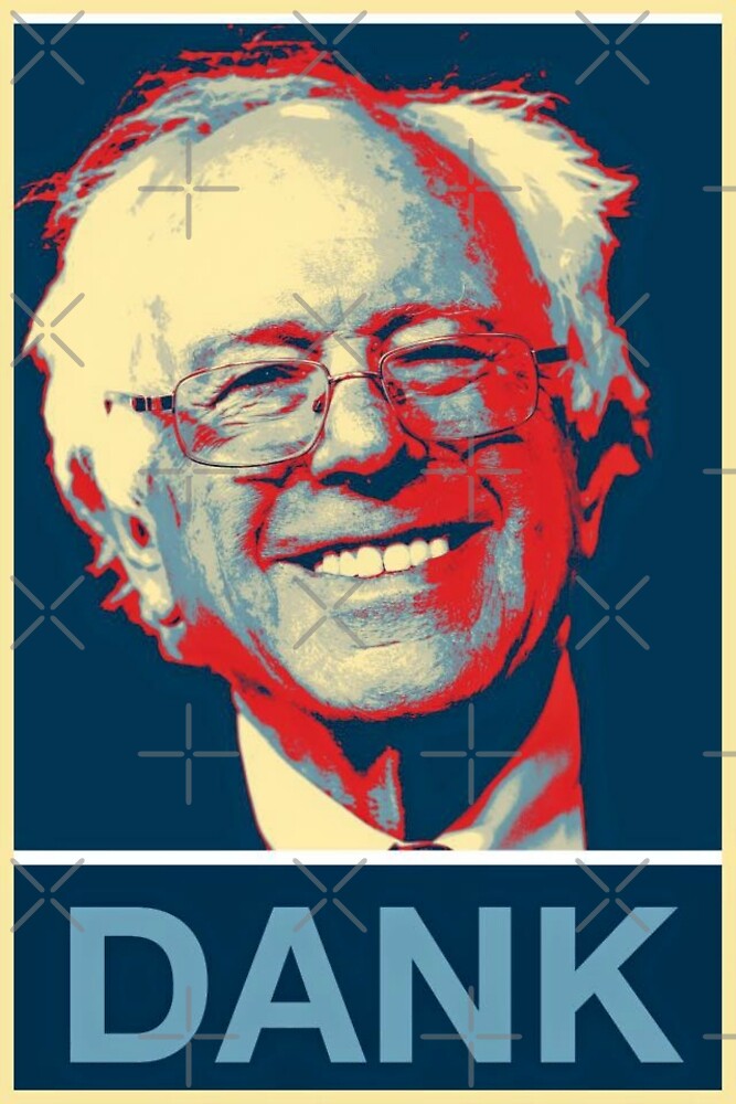 "Bernie Sanders Official "Dank" Apparel" by Memegode | Redbubble