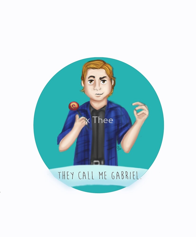 "They Call Me Gabriel" by x Thee | Redbubble