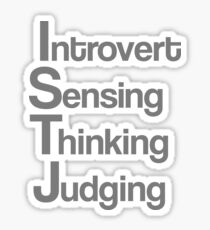 Istj: Stickers | Redbubble