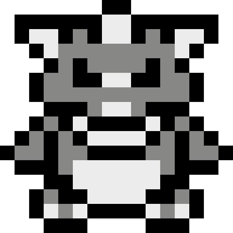 "Pokémon Red/Blue/Yellow/Green - Charizard/Rhydon Sprite" Stickers by ...