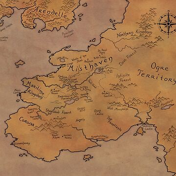 "Enchanted Forest map" Photographic Print for Sale by svenja | Redbubble